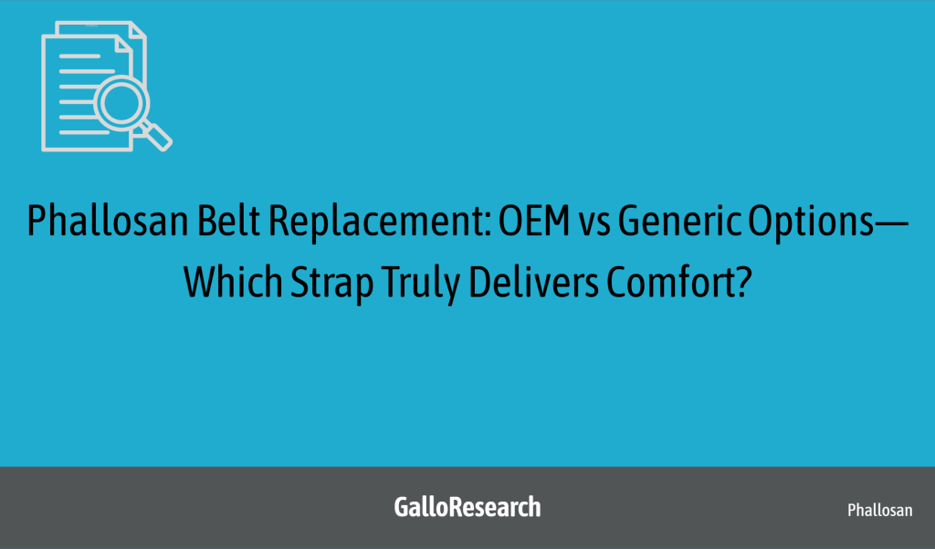 Phallosan Belt Replacement: OEM vs Generic Options—Which Strap Truly ...